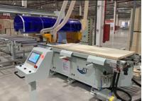 China Automated Four-Sided Saw Cutting Center for High-Precision Machining with Servo-Controlled Positioning and Automated Material Handling for sale