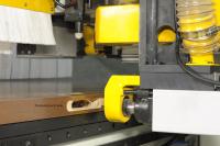 China 4 Sided Cutting Wpc Door Production Line Wooden Door Manufacturing Machine for sale