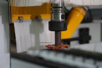 China 4 Sided Cutting Wpc Door Production Line Wooden Door Manufacturing Machine for sale