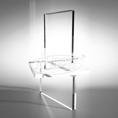 China Waterproof 3mm Flame Retardant Acrylic Transparent Sheet For Kitchen Cabinet Use for sale