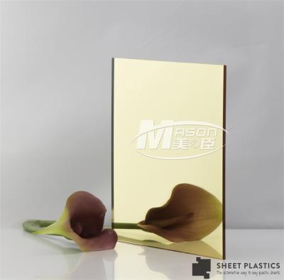 China 1mm To 5mm Thickness One Way Mirror Acrylic Plastic Sheet Flexible For Decoration for sale