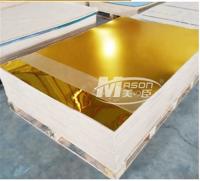 China Silver Single Sided 2mm Mirror Acrylic Sheet 4x6 Gold Plexiglass Sheet for sale