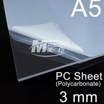 China High Transparency 3mm Clear Polycarbonate Sheet UV Resistant for sale