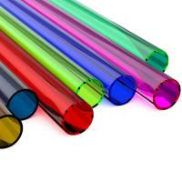 China High Mechanical Strength And Rigidity Color Acrylic Tubes Rods Plexiglass 2mm 2m for sale