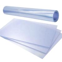 China Plastic PVC Rigid Film 0.5mm Transparent PVC Rigid Sheet 1220x2440mm for sale