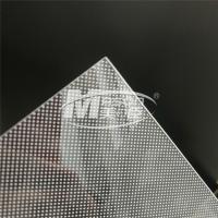 China 1mm LED Acrylic Light Panels For LED Uniform Light Guide Light Panel for sale