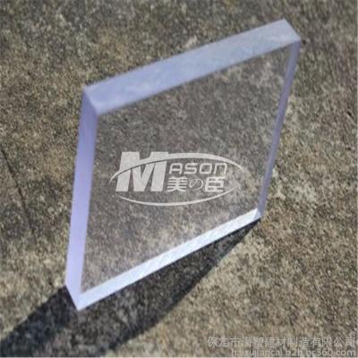 China 6mm 48X96 Solid Clear Polycarbonate Sheet PC Greenhouse Endurance Board for sale