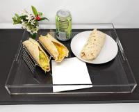 China Lucite Custom Acrylic Fabrication Acrylic Serving Tray Acrylic Sheet Cut To Size for sale