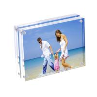 China PMMA Custom Acrylic Fabrication Floating Acrylic Box Frame Acrylic Picture Frame for sale