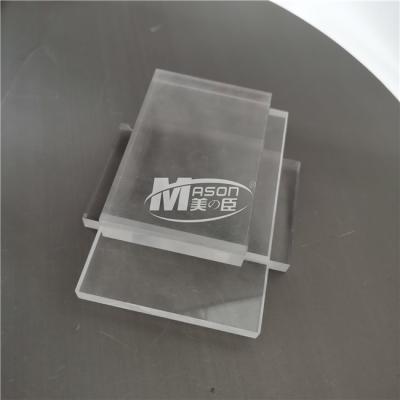 China 5H Scratch Resistant Perspex Transparent Plexiglass Acrylic Plastic Sheet for sale