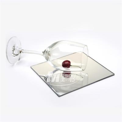 China Single Sided Gold Silver Mirror Acrylic Sheet PMMA Sheet Plexiglass Sheet for sale