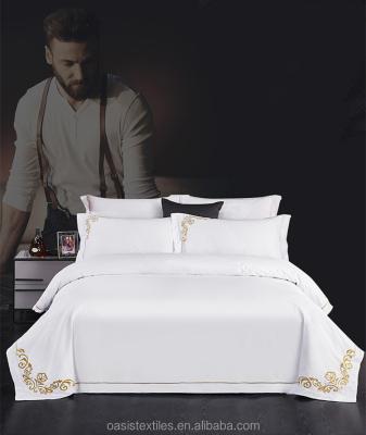 China Beat feeling 100% Cotton Velvety Cotton Bedding Set Heavy weight Soft Warm Breathable Bedding set hotel linen hotel for sale