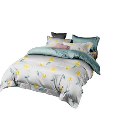 China Plain Colored Blue Hand Cotton Bedding Set Plush Bedspreads Queen Size Cotton Quilt Cover for sale