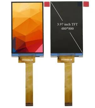 China 3.97-Inch IPS TFT LCD Panel 480x800 WVGA MIPI 24-pin Display with 55.44×96.17mm Dimensions for sale