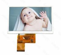 China 5 Inch TFT LCD Display 800x480 Resolution 40PIN Parallel RGB 24 Bit with 500 cd/m² Brightness for sale