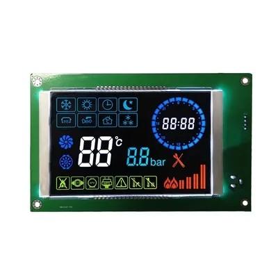 China VA LCD Segment Display Module 100x65mm COB Technology 5.0V High Contrast Industrial Display for sale