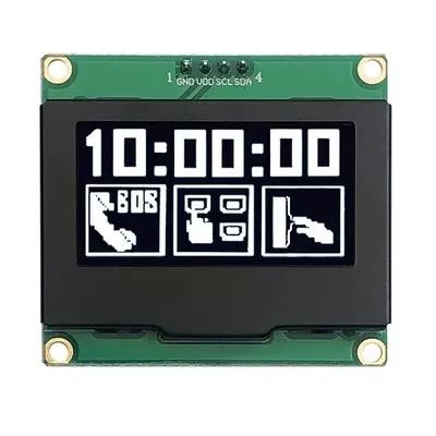 China 1.54 Inch OLED Display Module 128x64 Pixels SSD1309 I2C Interface 3-5V Operating Voltage for sale