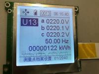 China 2.9 Inch 128x64 STN Graphical LCD Display Module with 5.0V Operation and 80mA Backlight for sale