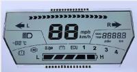 China TN 6-Digit Seven Segment LCD Display Module with Blue Backlight, 60.5×27.5mm Size, HT1621 Driver IC for sale