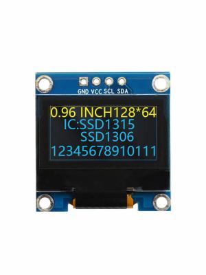 China 1.54 Inch Monochrome OLED Display Module 128x64 Pixels CH1116 I2C Interface -40°C to +70°C Operating Range for sale