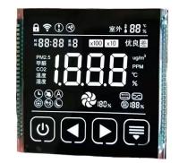 China 3.5V VA LCD Display Module 48x56mm Seven Segment Numeric Screen with -30℃ to 80℃ Temperature Range for sale