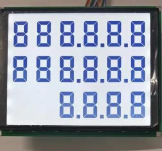 China 2.15 Inch 128x64 Dot Matrix LCD Display FSTN Positive 3.0V COG+FPC Interface for sale
