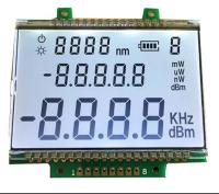 China Custom 7 Segment LCD Display Panel 83x76mm FSTN Module with 4.3V Operation and White LED Backlight for sale