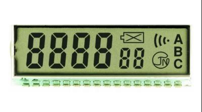China Custom HTN LCD Display Module 87.0×43.5×2.80mm 3.3V Transmissive Segment for Electronic Meters for sale
