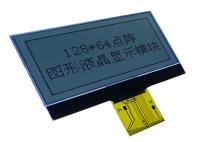 China HTN STN COG LCD Display 128x64 Resolution 79.05x39.5mm Size 3.0V Operating Voltage for sale