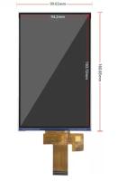 China 7-Inch 800×1280 LCD Display Module with 1200 cd/m² Brightness and MIPI Interface for sale