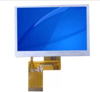 China 4.3 Inch 480×272 TFT LCD Resistive Touchscreen Panel with 24-bit RGB Interface and 220 Cd/m² Brightness for sale