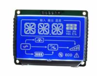China STN Negative 7 Segment LCD Display 3.3V 60x46mm with PIN Connector for Industrial Applications for sale