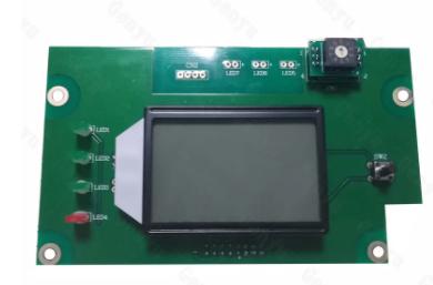 China 5.0V 7-Segment TN LCD Display 125x73.5mm with White LED Backlight for Industrial Instruments for sale