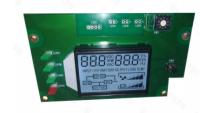 China 5.0V 7-Segment TN LCD Display 125x73.5mm with White LED Backlight for Industrial Instruments for sale