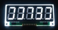 China TN LCD 7-Segment Display 65x65mm Dark Background White Backlight SMT_HT1621 Driver 5V for sale