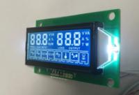 China Customized 7 Segment LCD Display HTN Blue 5V LCD Screen With PCB Board for sale