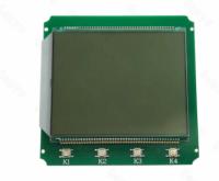 China Customized 7 Segment LCD Module HT1623 91.5x90mm FSTN Positive Transmissive for Meter Box for sale