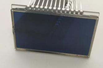 China Custom HTN Negative 7 Segment LCD Display 40.0x27.0mm 3.3V for Audio Equipment for sale
