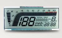China Custom HTN Segment LCD Display 99.8x42.0mm with 46PIN Interface and 5.0V Operation for Sunlight Readable Applications for sale