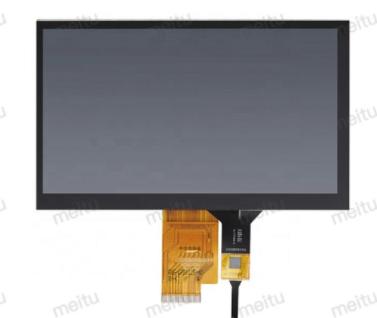 China 7 Inch TFT LCD Display Module 800×480 Resolution with SPI 4-Wire Interface and RA8875 Controller for Industrial Applications for sale