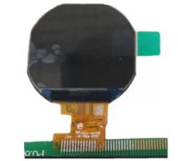 China 1.22 Inch Round TFT LCD Screen 240x240 Resolution 300 Nits for Smart Watch for sale