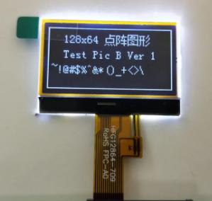 China 1.46 Inch 128x64 Graphic LCD Display with UC1701 Controller and 3.3V Operation for FSTN Negative Viewing for sale