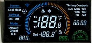China 3.3V VA LCD Display Panel 105x51mm Viewing Area 46PIN White Backlight for sale