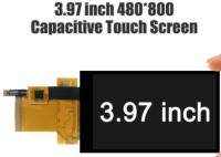 China 3.97 Inch Sunlight Readable IPS TFT LCD Display 480x800 Resolution MCU 16Bit Interface for sale