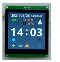 China 3.95 Inch 720x720 TFT LCD Touch Screen Module with 300 Cd/m² Brightness and COF Interface for sale