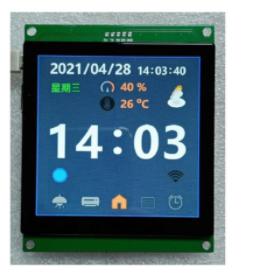 China 3.95 Inch 720x720 TFT LCD Touch Screen Module with 300 Cd/m² Brightness and COF Interface for sale