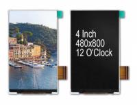 China 3.97 Inch TFT LCD Touch Screen 480x800 Resolution RGB Interface 300cd/m² Brightness for sale