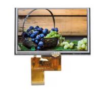 China 5 Inch TFT LCD Touch Screen 800x480 Resolution 24-bit RGB Resistive Touch with OTA7001AC Drive IC for sale