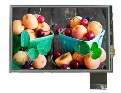 China 3.5 Inch 320x480 TFT LCD Display Module Resistive Touchscreen 290 cd/m² Brightness RGB Interface for sale