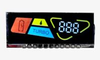 China VA LCD Display with 7 Segment Decimal Structure 400 cd/m² Brightness and 5.0 V Driving Condition for sale